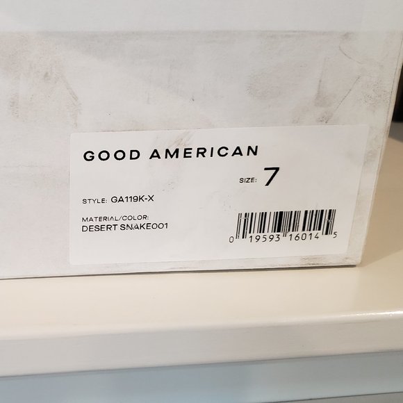 Good American | Shoes | Nwt Good American Block Heel Slide Sandal In ...